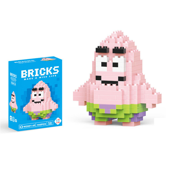 Patrick The Starfish – Mini Character Bricks – Humty Dumty